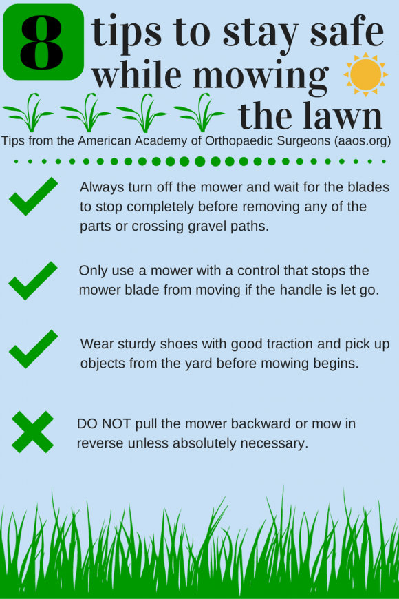 8 tips to stay safe while mowing the lawn | health enews