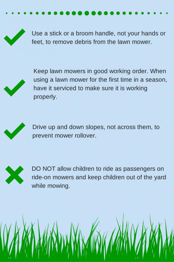 8 tips to stay safe while mowing the lawn | health enews