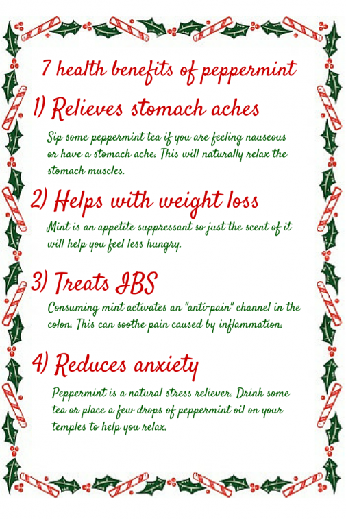 Infographic: Health benefits of peppermint | health enews