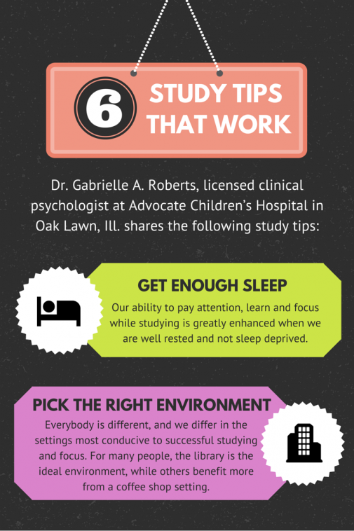 Infographic: 6 study tips that actually work | health enews