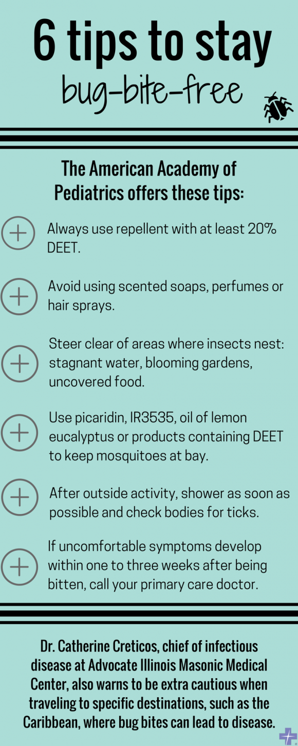 Infographic: 6 tips for a bug bite free summer | health enews