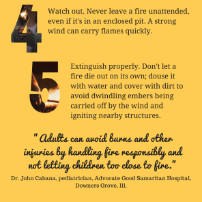 Infographic: 5 summer fire safety tips | health enews