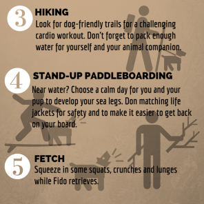 Infographic: 5 ways to workout with your dog | health enews