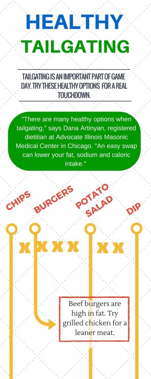 Infographic: Healthy tailgating tips | health enews