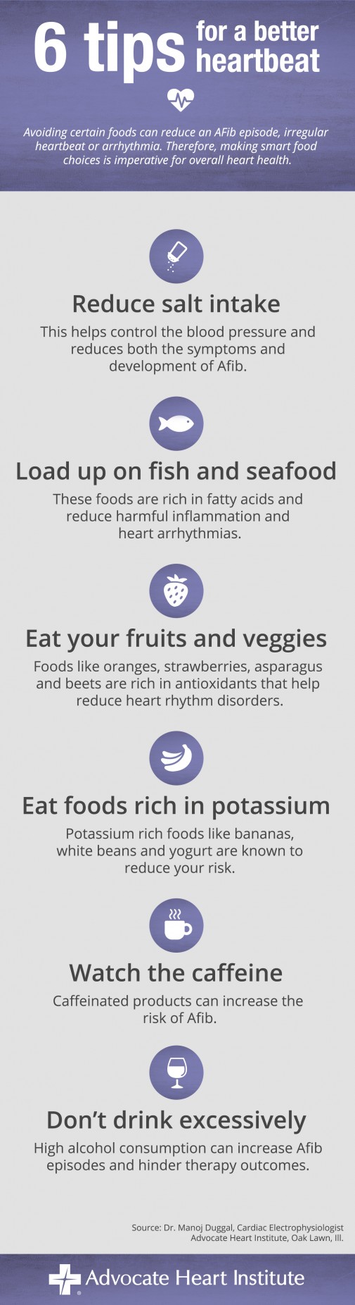 Infographic: 6 tips for a better heartbeat | health enews