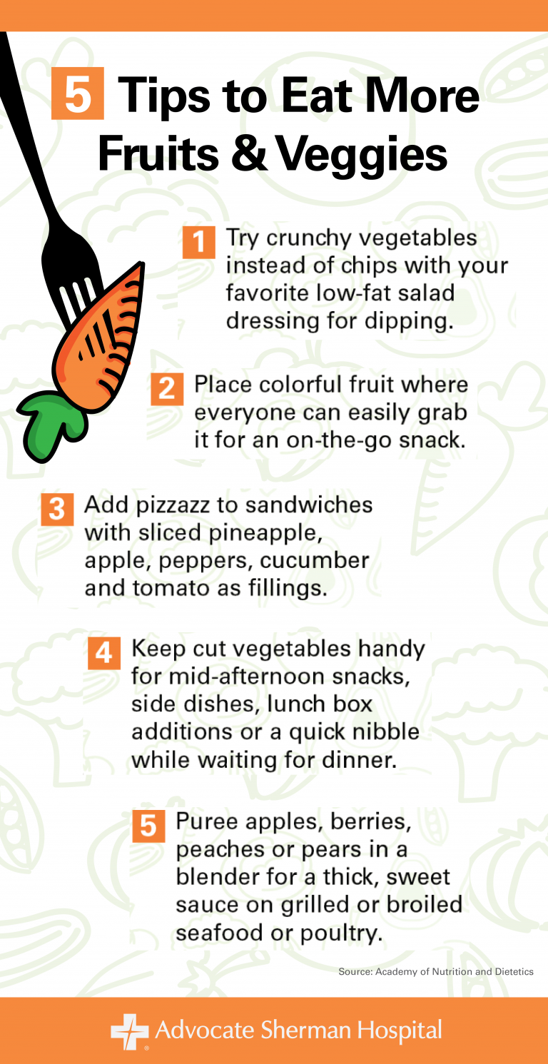 5 tips to eat more fruits & veggies | health enews