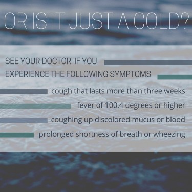 Infographic: Do you have bronchitis or just a cold? | health enews