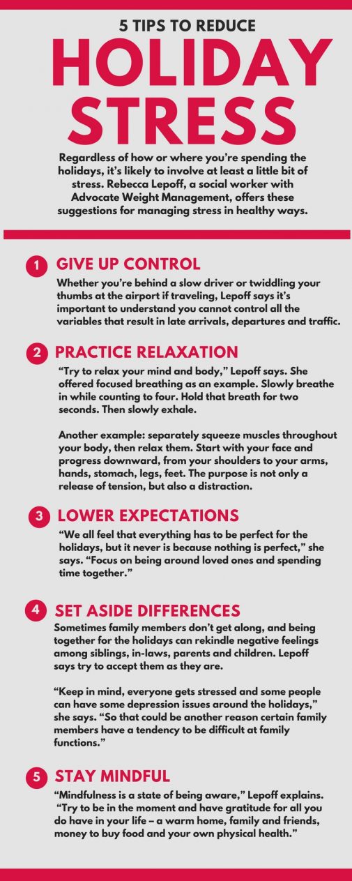 Infographic: 5 tips to reduce stress | health enews
