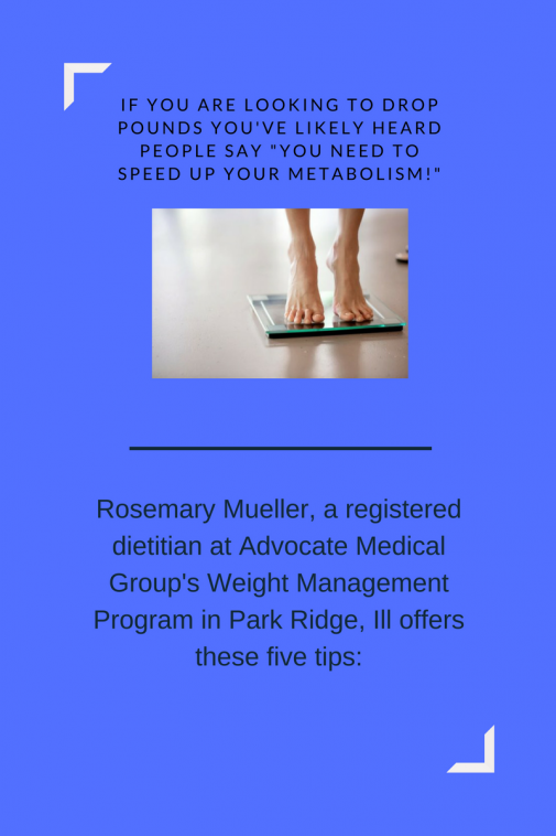 Infographic: 5 tips to speed up your metabolism | health enews