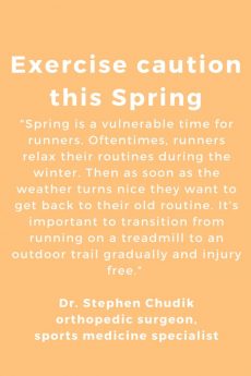 Runners: Exercise caution this Spring | health enews