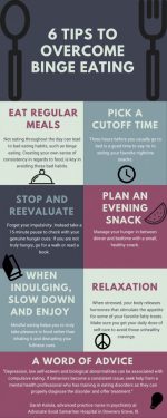 Infographic: 6 tips to overcome binge eating | health enews