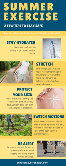 Going to exercise in the summer sun? Read this. | health enews